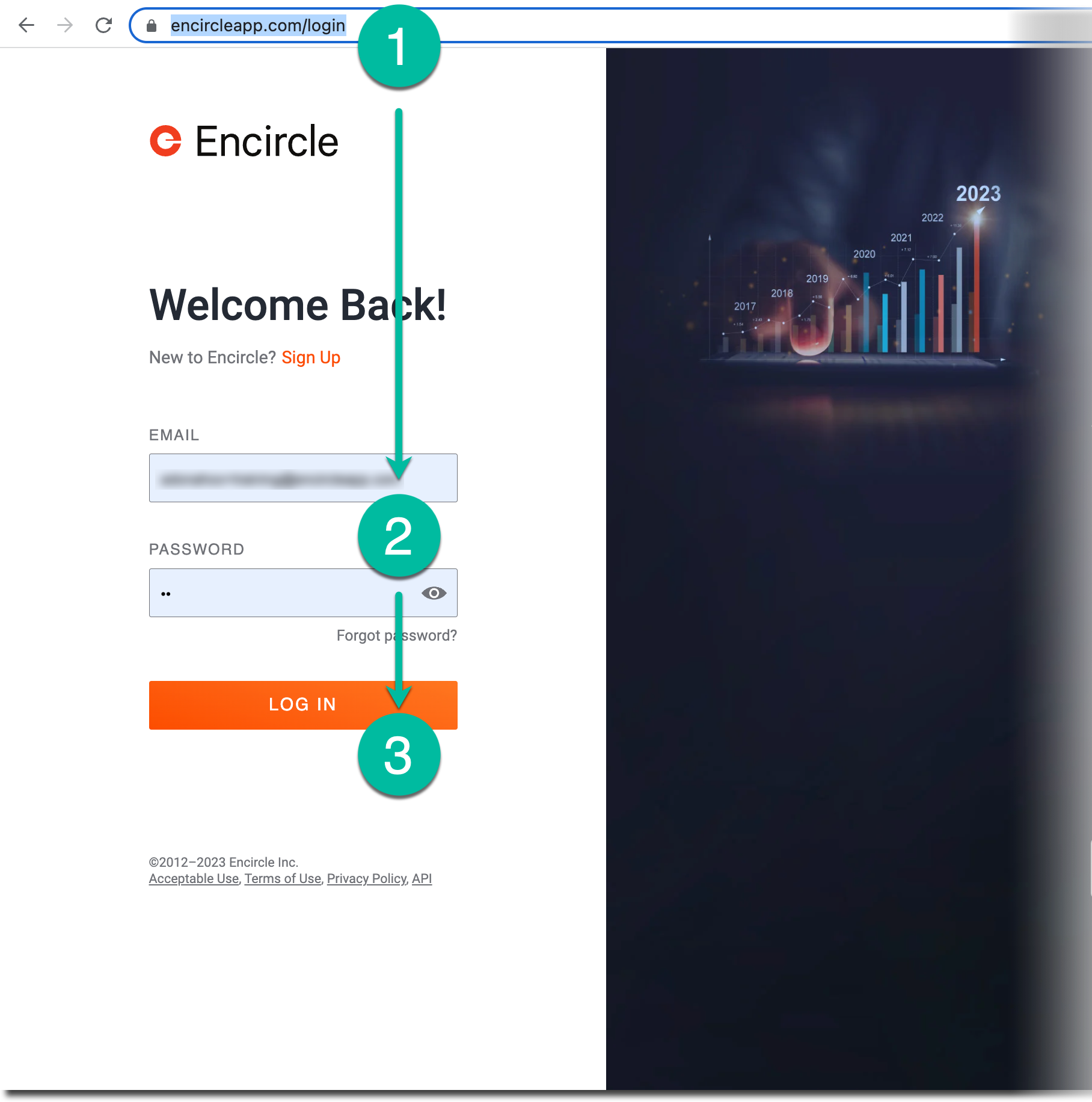 Logging Into the Encircle Web App – Encircle